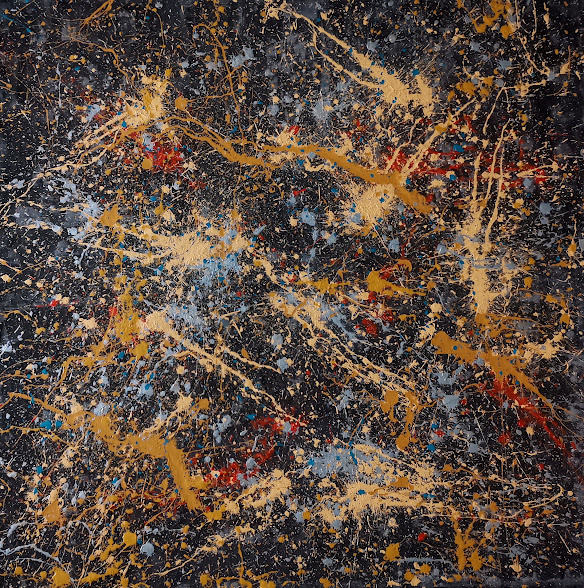 Bedrijfsuitje, Mike Claeys, Make your own Pollock (Action Painting ...